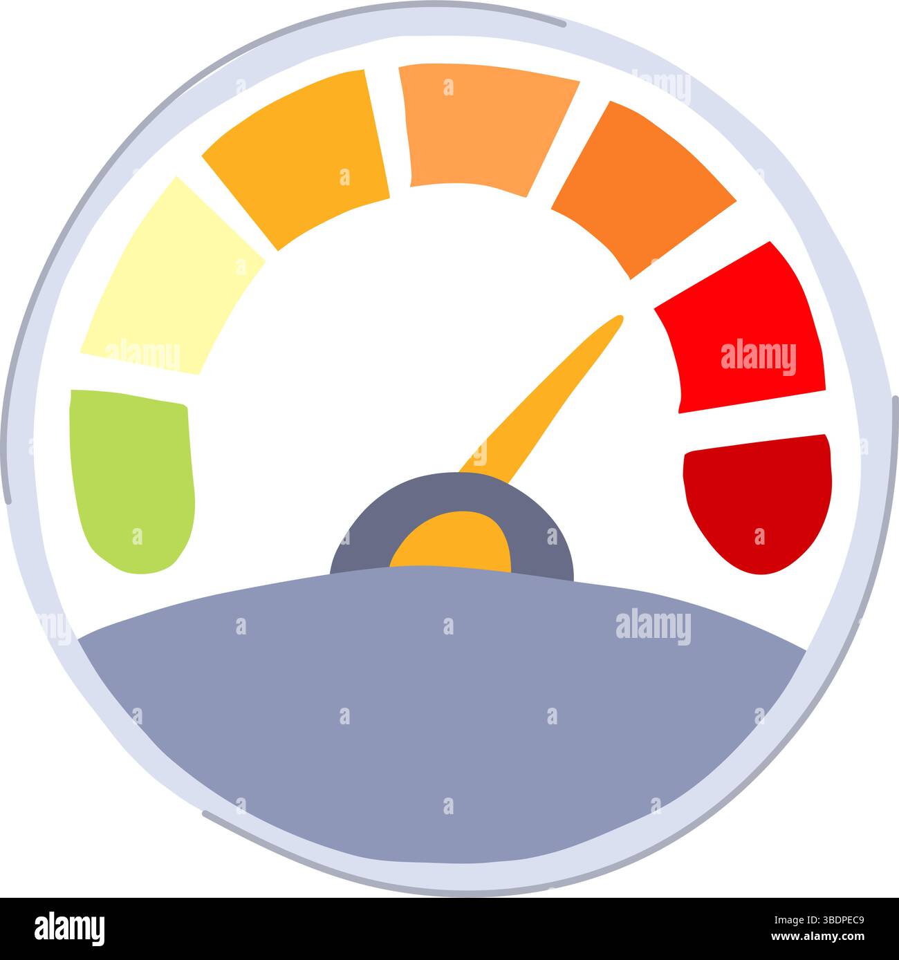 instrument speedometer cartoon vector illustration Stock Vector Image ...