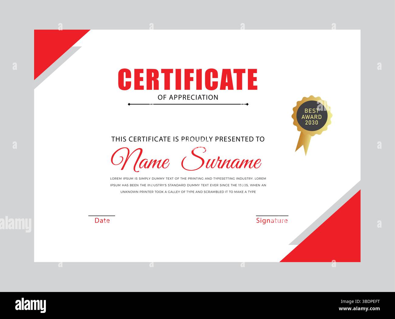 Certificate designs hi-res stock photography and images - Alamy