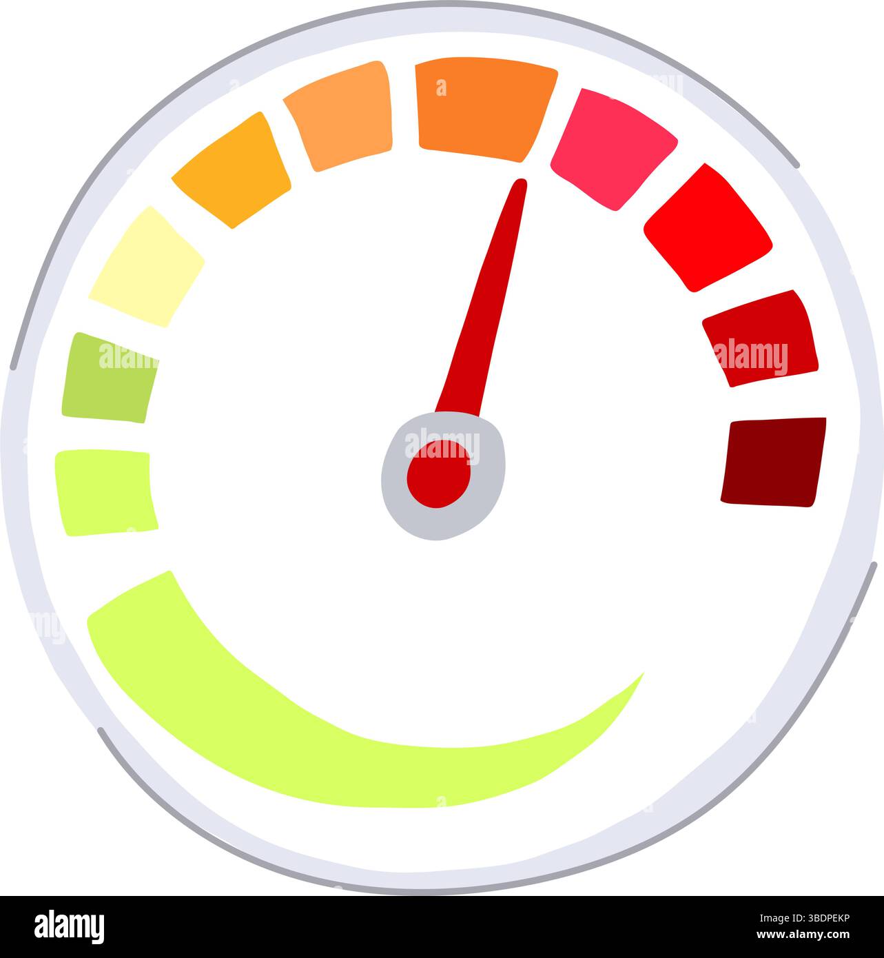 tachometer speedometer cartoon vector illustration Stock Vector Image ...