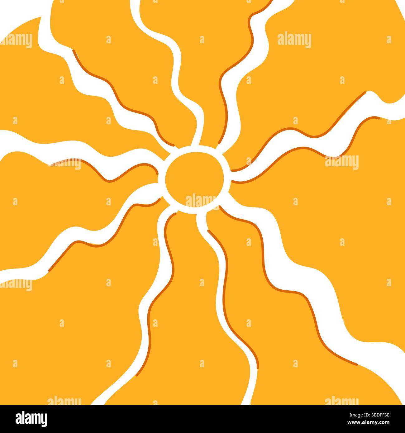 warmth sun groovy cartoon vector illustration Stock Vector Image & Art ...