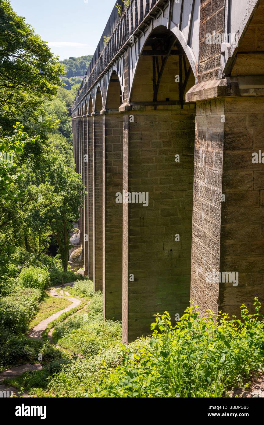 Pontcysyllte Aqueduct, Llangollen Canal, Wales, UK, 2025 Stock Photo ...