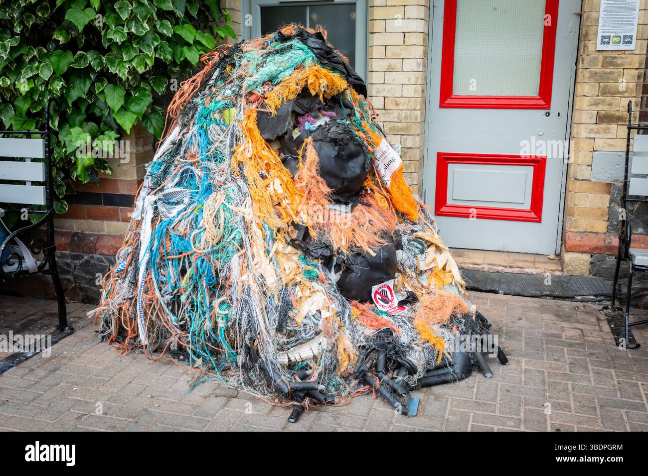 Collected plastic waste on display, UK. 2025 Stock Photo - Alamy