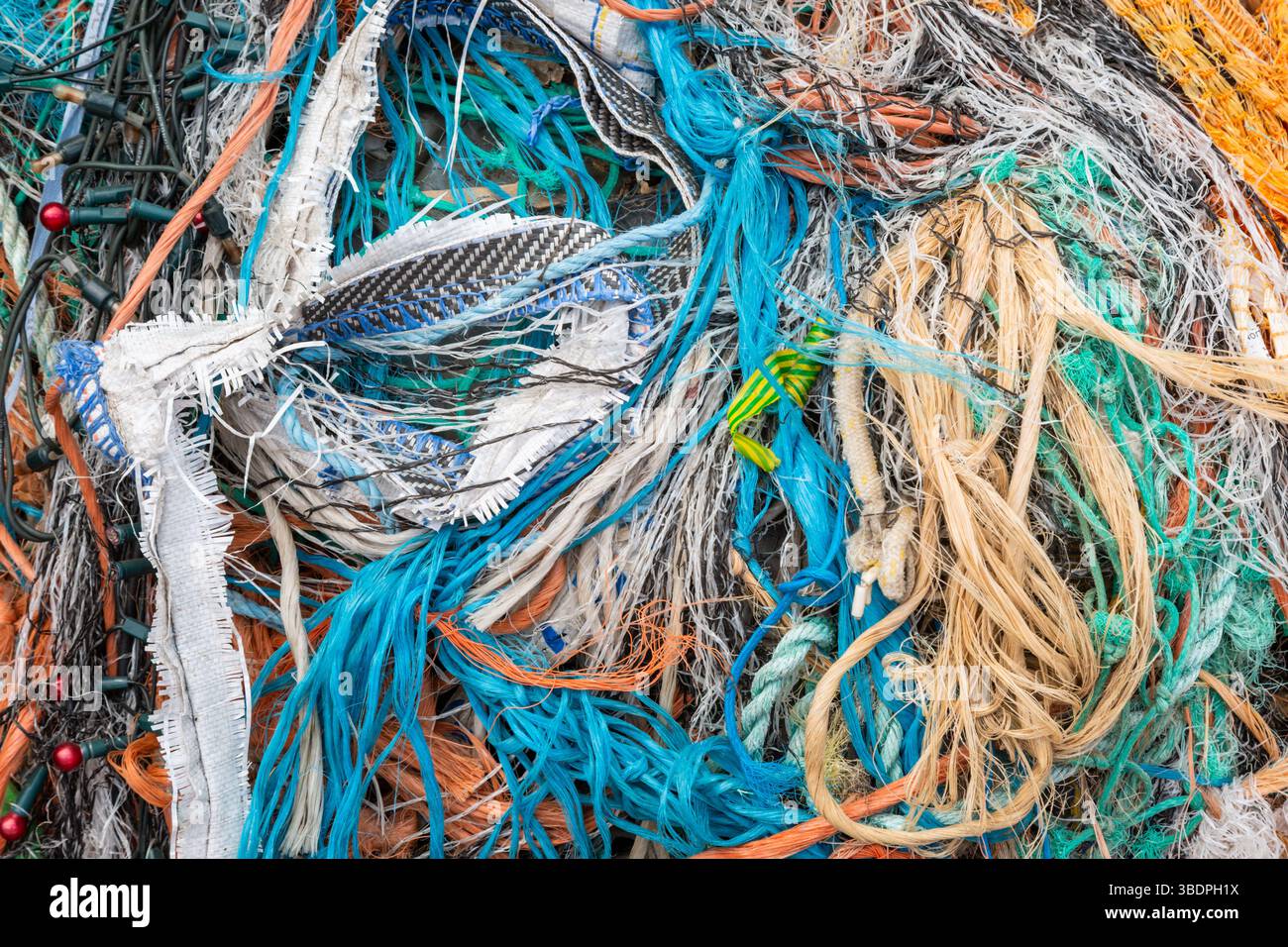 Collected plastic waste on display, UK. 2025 Stock Photo - Alamy