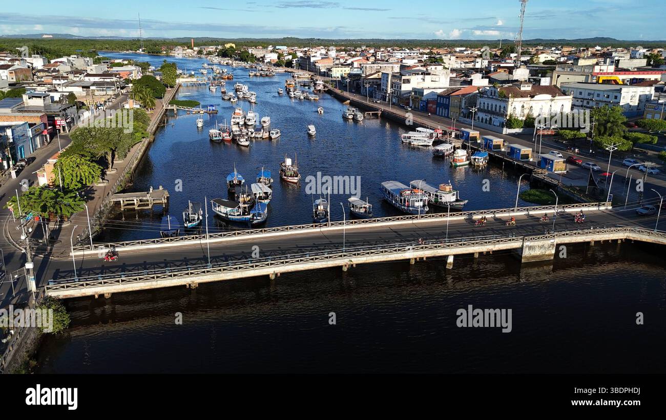 Una River Canal in Valenca valenca, bahia, brazil - april 18, 2025 ...