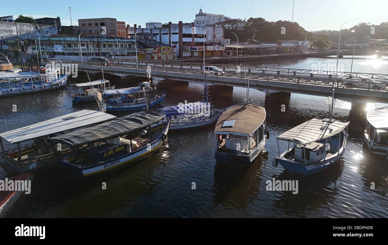 Una River Canal in Valenca valenca, bahia, brazil - april 18, 2025 ...