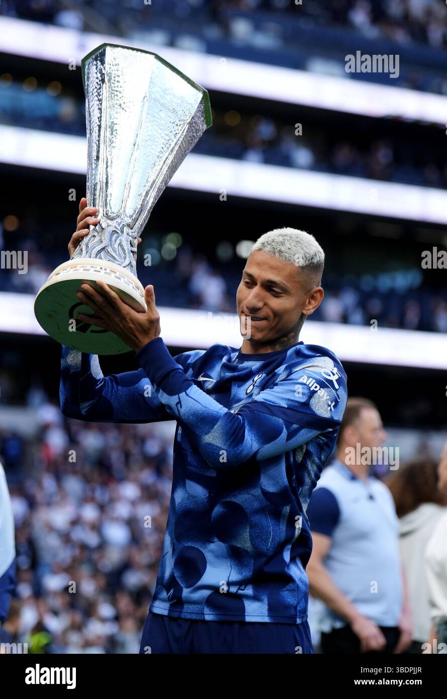 Tottenham europa league trophy may 2025 hi-res stock photography and ...