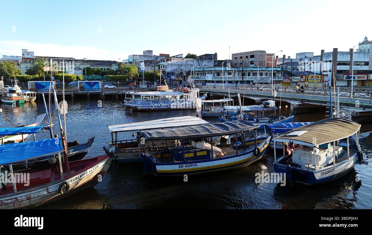 Una River Canal in Valenca valenca, bahia, brazil - april 18, 2025 ...