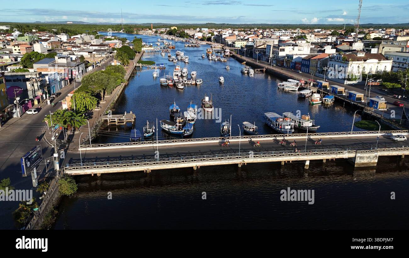 Una River Canal in Valenca valenca, bahia, brazil - april 18, 2025 ...