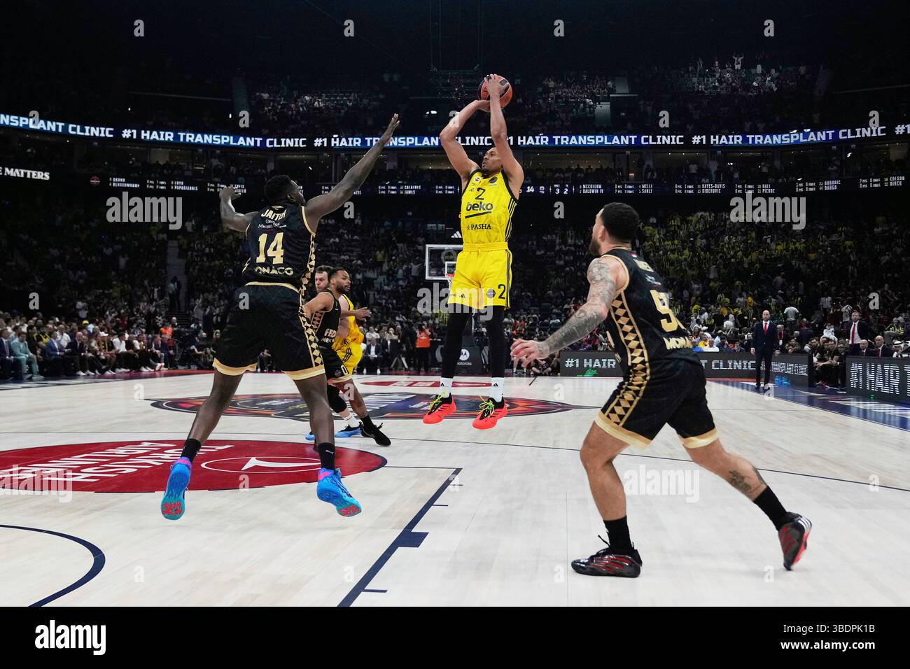 Fenerbahce's Wade Baldwin IV goes for a layup during the Euroleague ...
