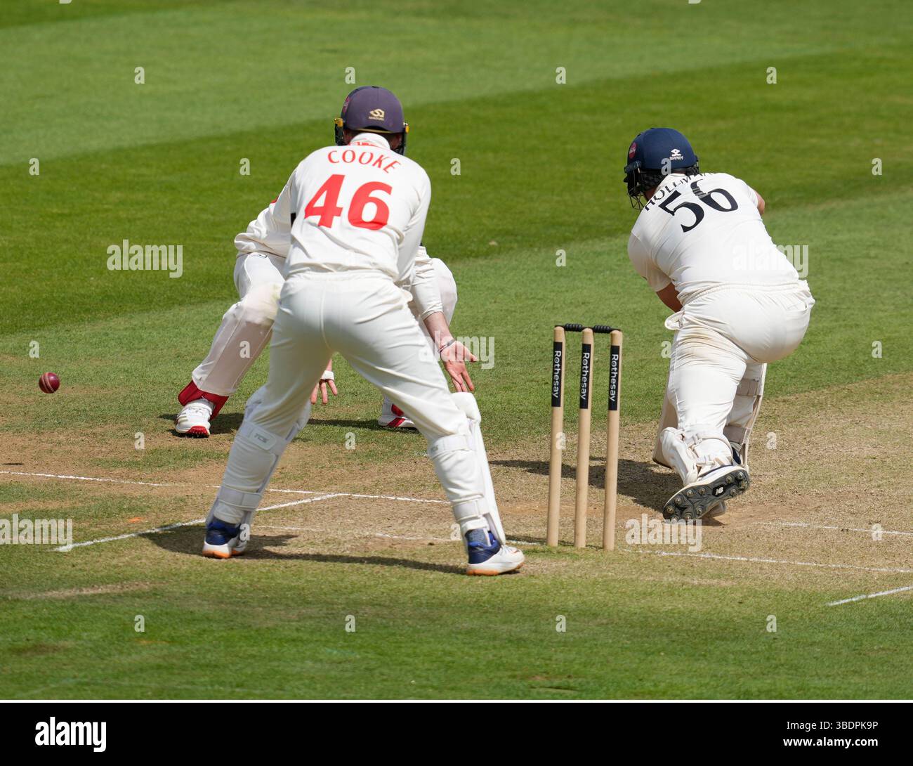 Cardiff,UK, 25 May 2025 Luke Hollman of Middlesex bats during the ...
