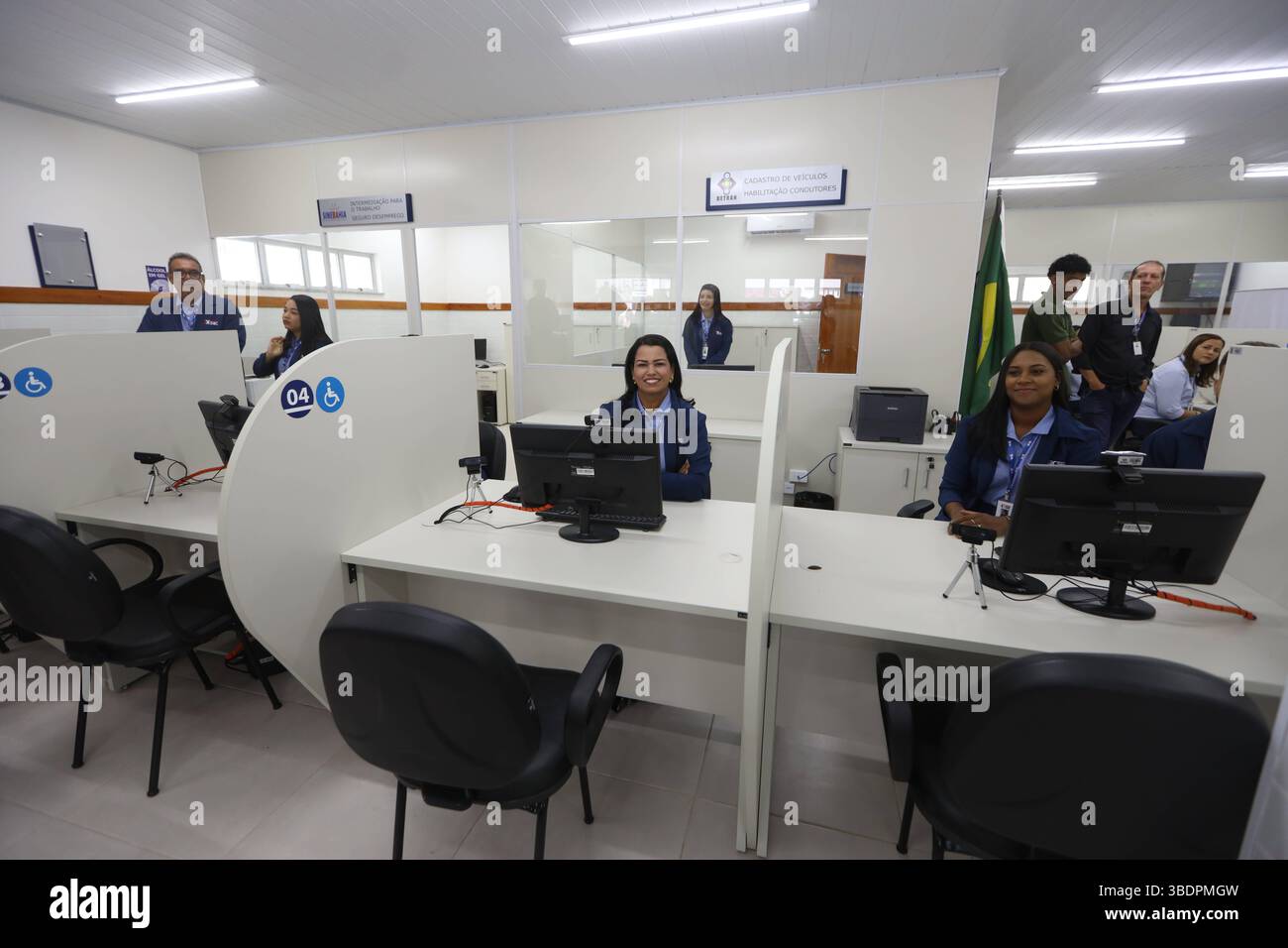 SAC service point gandu, bahia, brazil - may 4, 2025: SAC service point ...