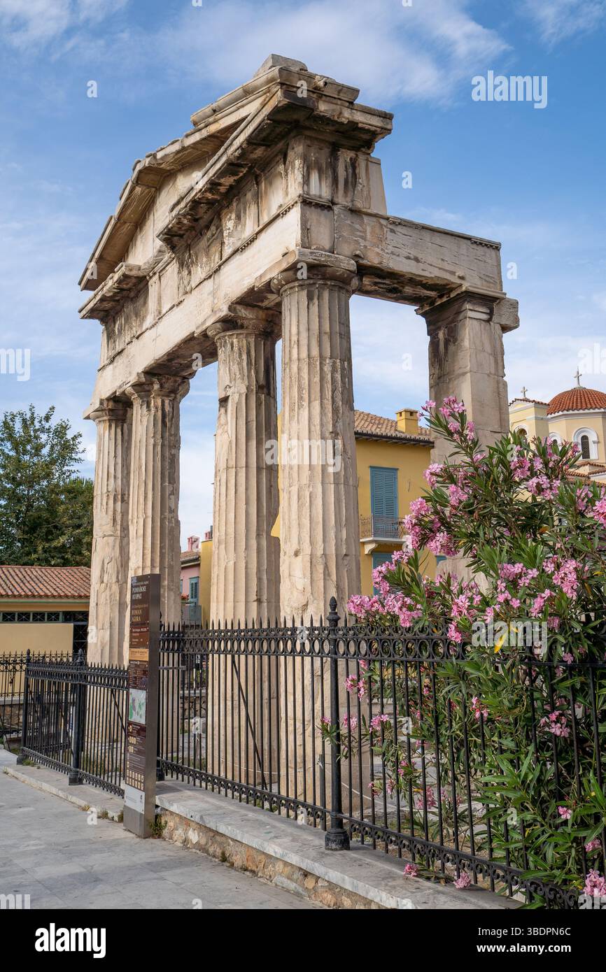 Gate of Athena Archegetis Stock Photo - Alamy