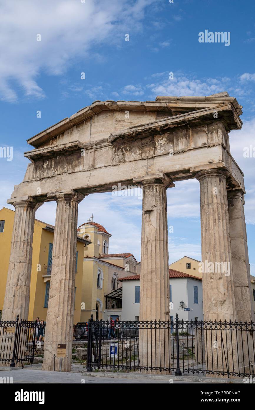 Gate of athena archegetis. hi-res stock photography and images - Alamy