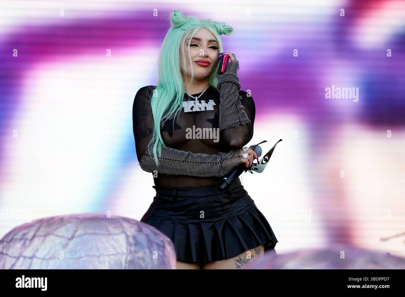 Bellakath performs at 2025 Suenos Music Festival on Sunday, May 25 ...