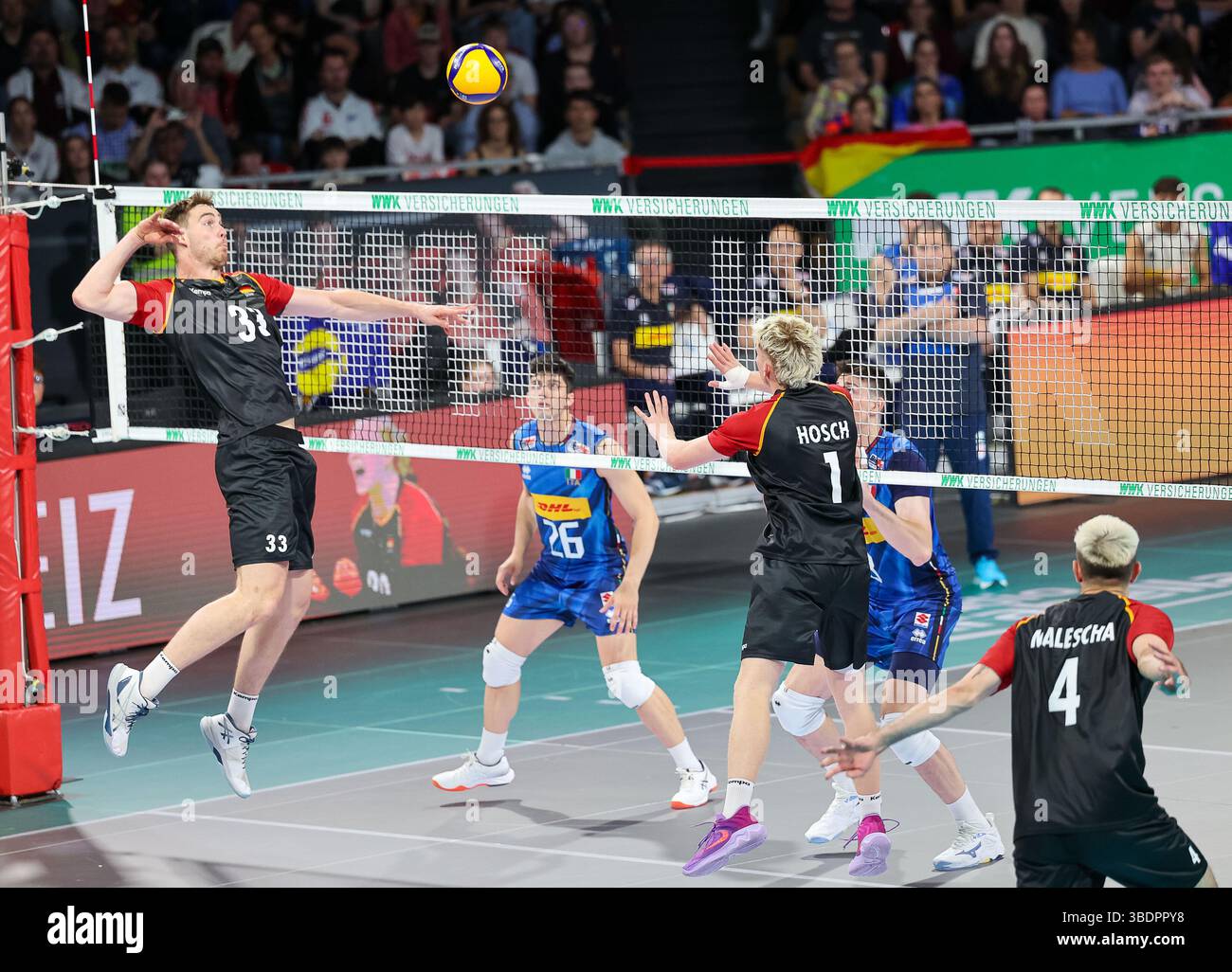 Muenchen, Deutschland. 25th May, 2025. Simon Torwie (Deutschland, #33 ...