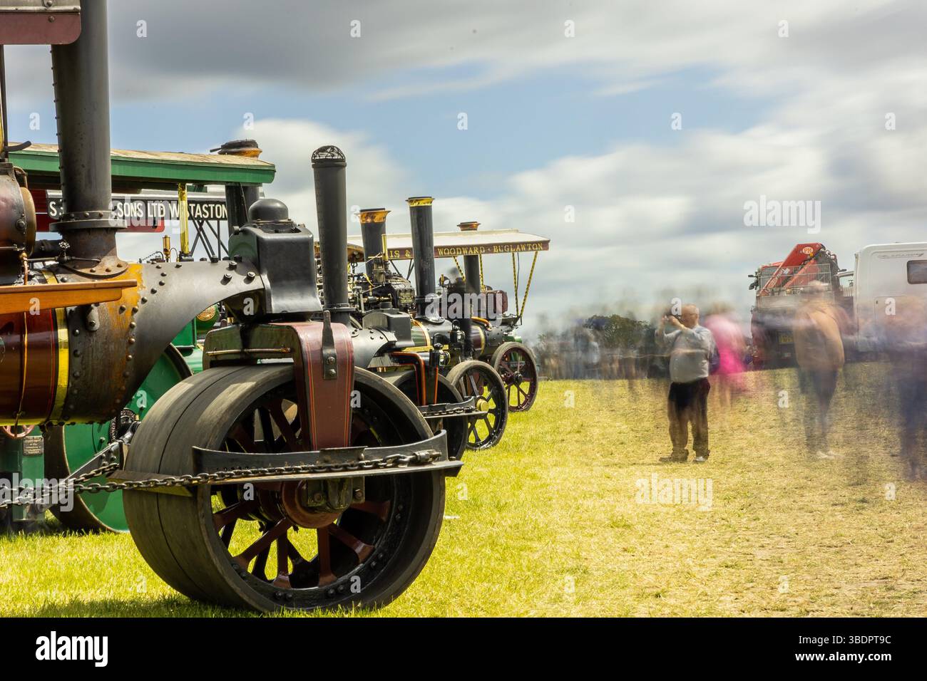 Sandbach, UK. 25th May, 2025. Smallwood Vintage Rally held near Sandbach in East Cheshire. Long ...