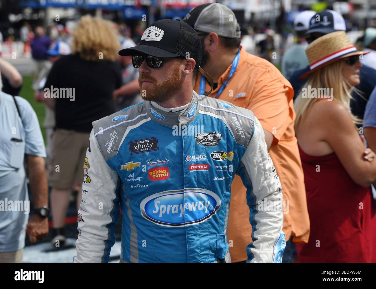 CHARLOTTE, NC - MAY 24: Jeb Burton (#27 Jordan Anderson Racing Timber ...
