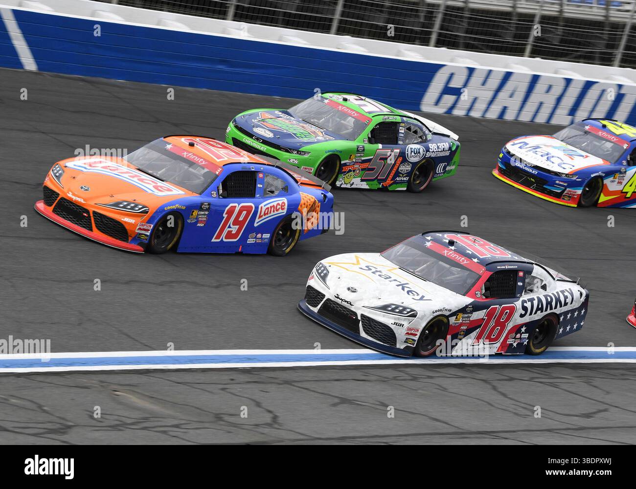 CHARLOTTE, NC - MAY 24: William Sawalich (#18 Joe Gibbs Racing Starkey ...
