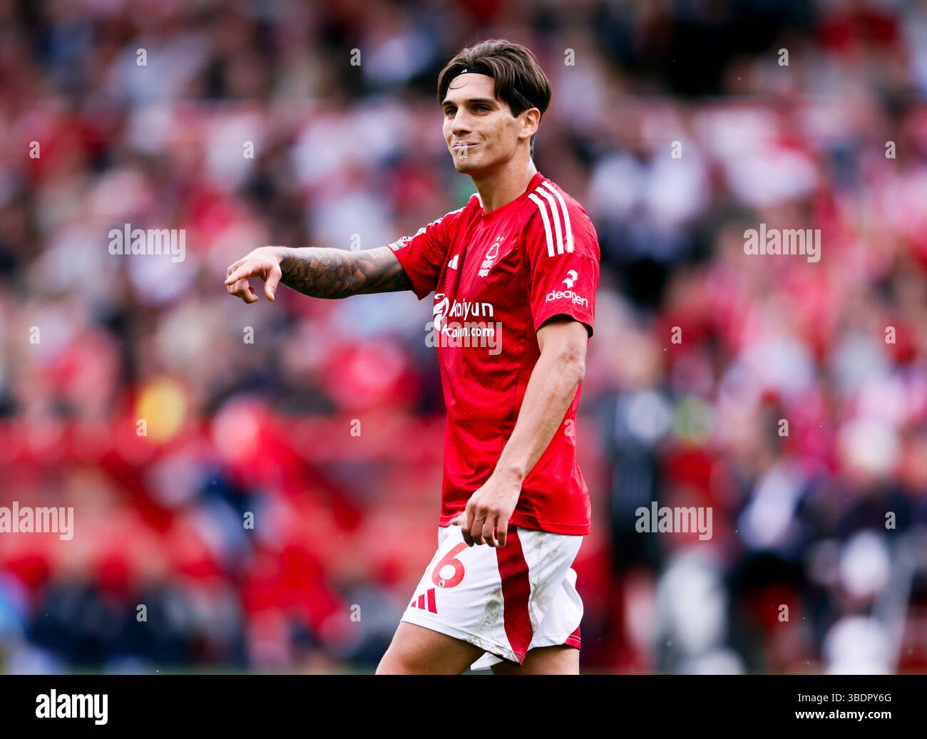 Nottingham Forest's Nicolas Dominguez during the Premier League match ...