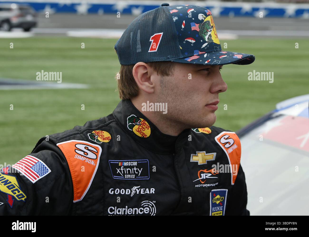 CHARLOTTE, NC - MAY 24: Carson Kvapil (#1 JR Motorsports Bass Pro Shops ...