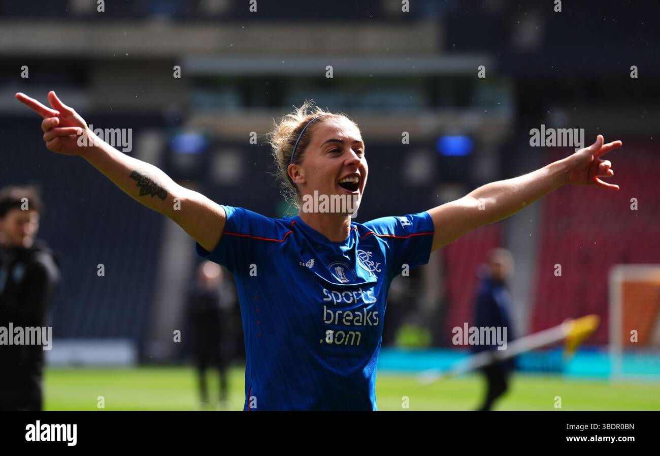 Rangers' Nicola Docherty following the Scottish Gas Women's Scottish ...