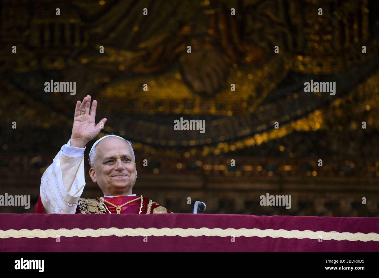 Rome, Italy. 25th May, 2025. Pope Leo XIV visits the Basilica of St ...