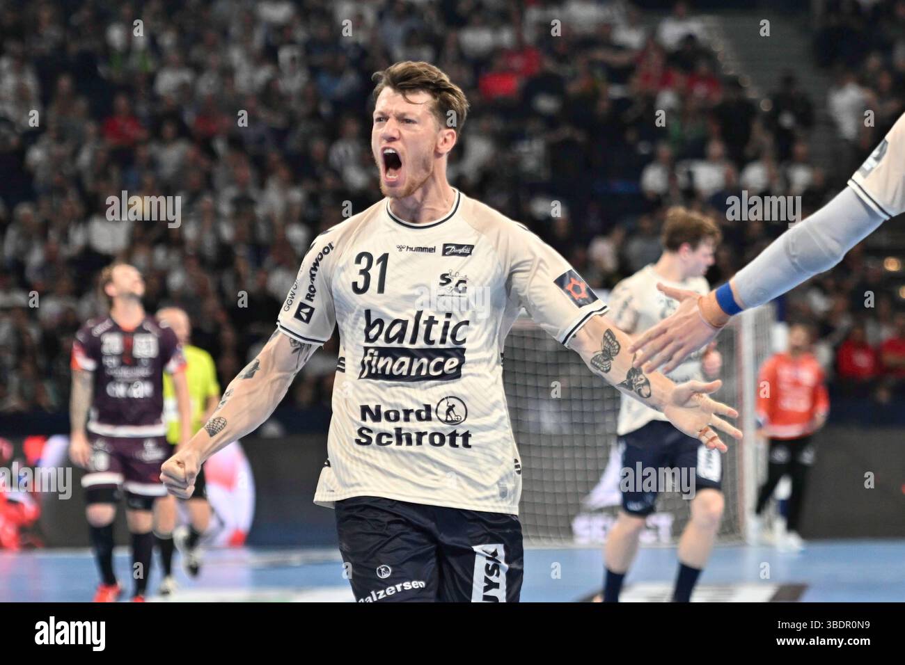 Hamburg, Deutschland. 25th May, 2025. 25.05.25, Hamburg, EHF EL Maenner ...