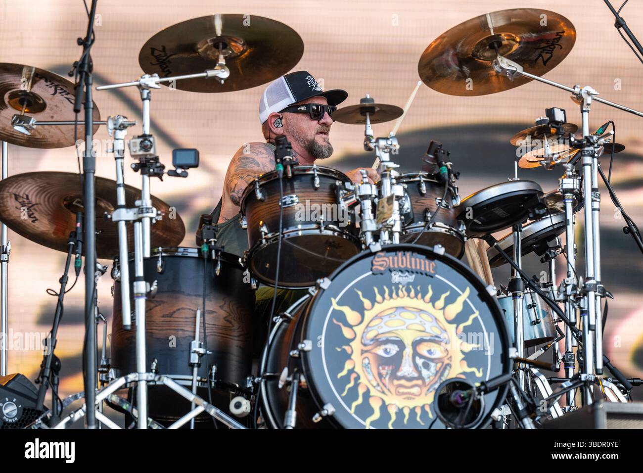 Napa, USA. 24th May, 2025. Sublime - Bud Gaugh performs on Day 1 of ...