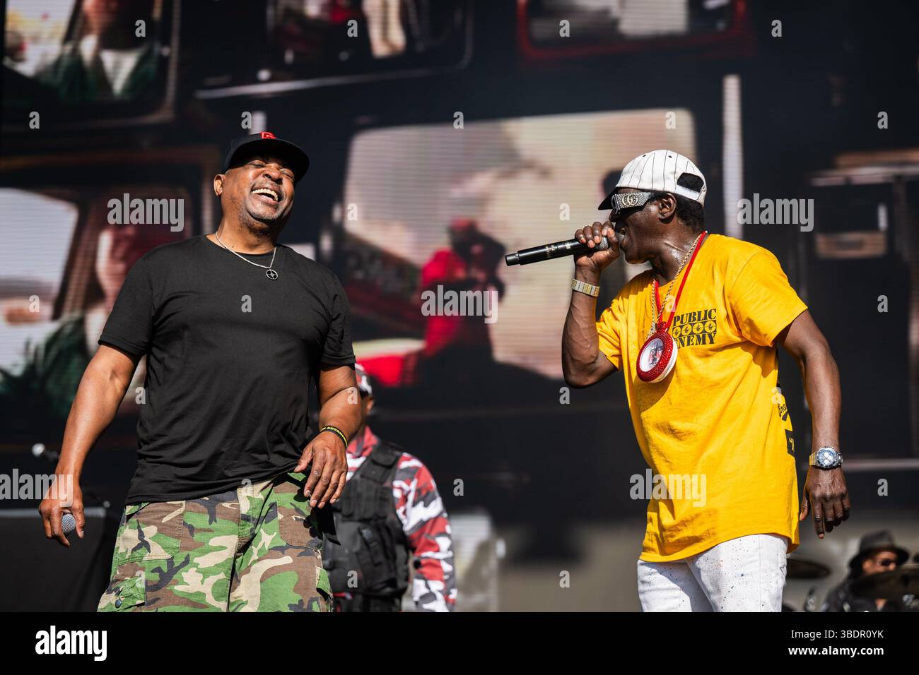 Napa, USA. 24th May, 2025. Public Enemy - Chuck D and Flavor Flav ...