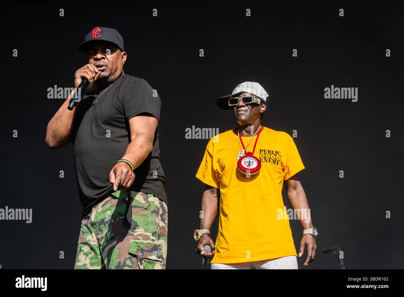 Napa, USA. 24th May, 2025. Public Enemy - Chuck D and Flavor Flav ...