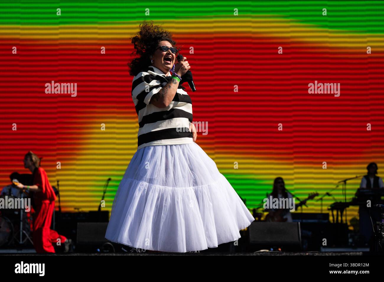 Napa, USA. 24th May, 2025. Remi Wolf performs on Day 1 of BottleRock ...