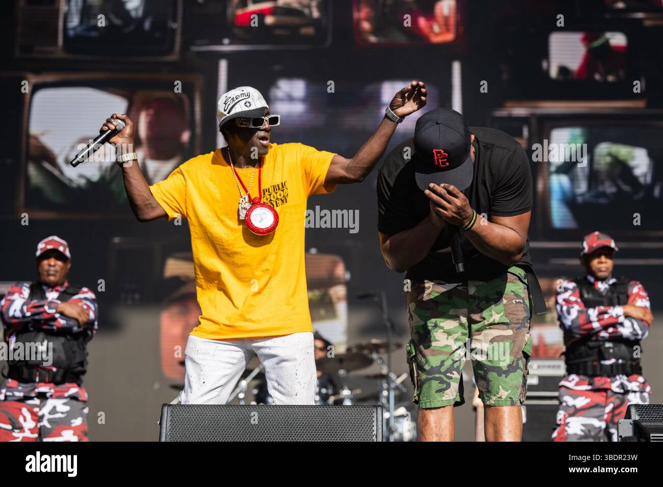 Napa, USA. 24th May, 2025. Public Enemy - Chuck D and Flavor Flav ...