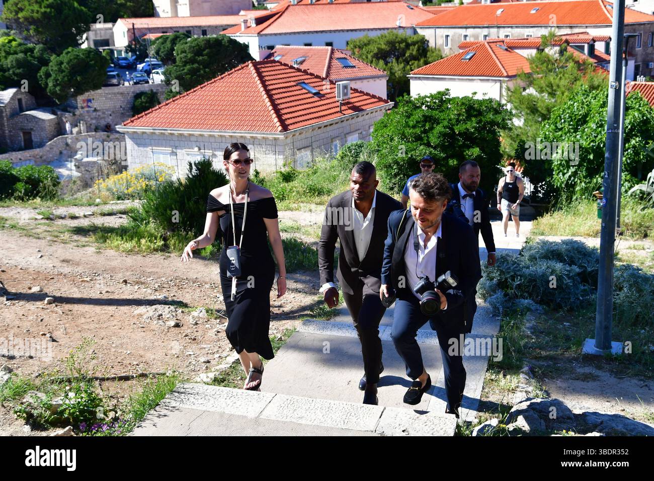 Dubrovnik, Croatia, 250525. The wedding of Dutch MMA fighter Alistair ...