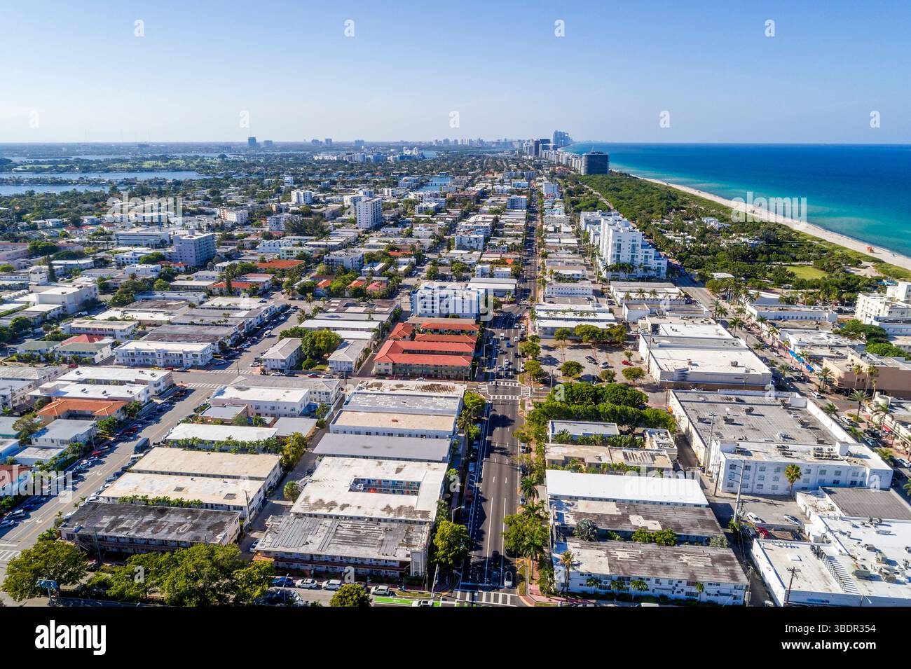 Miami Beach Florida,Atlantic Ocean public beach water,North Beach ...