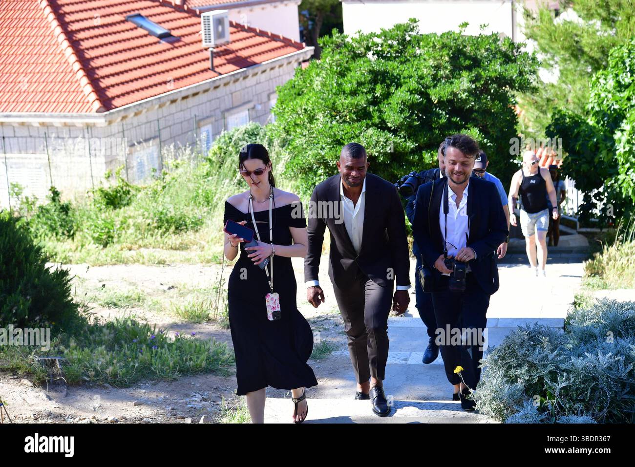Dubrovnik, Croatia, 250525. The wedding of Dutch MMA fighter Alistair ...