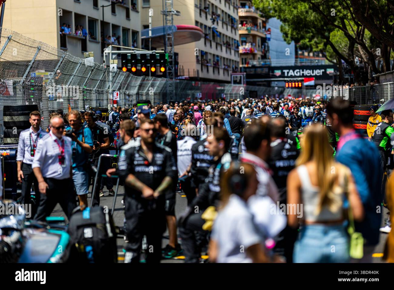 Monte-Carlo, Monaco. 25th May, 2025. Starting grid, F1 Grand Prix of ...