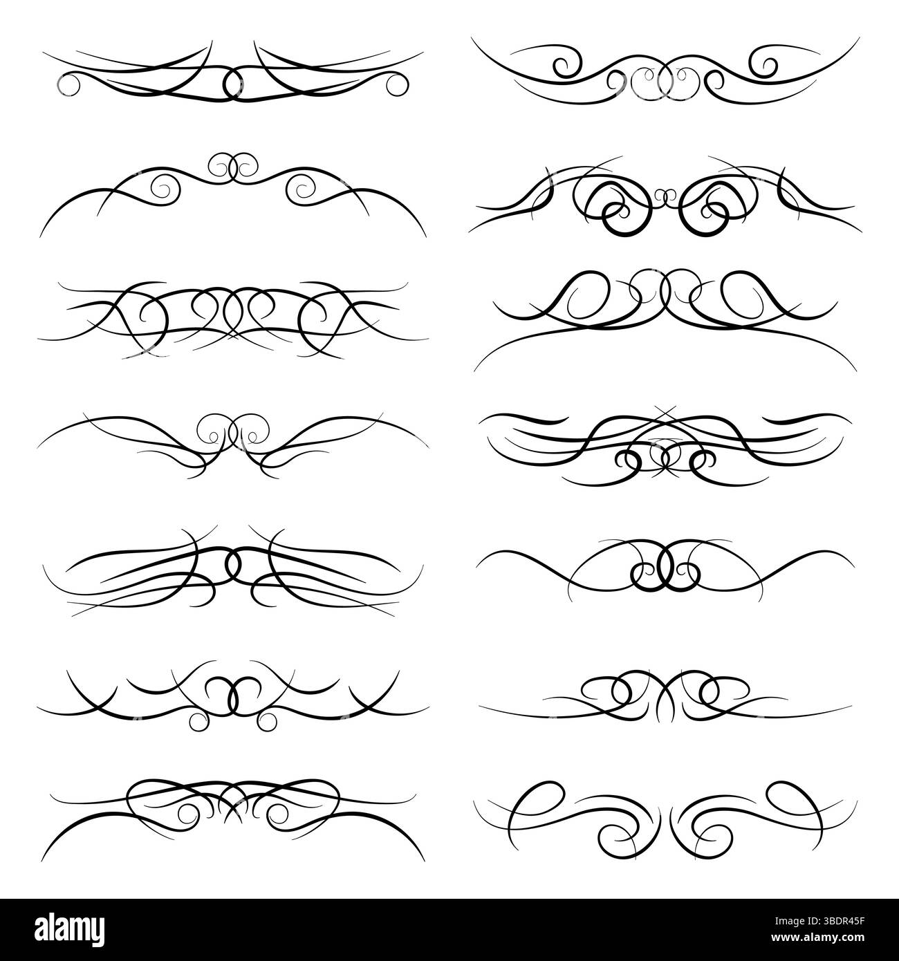 Monograms vector vectors Black and White Stock Photos & Images - Alamy