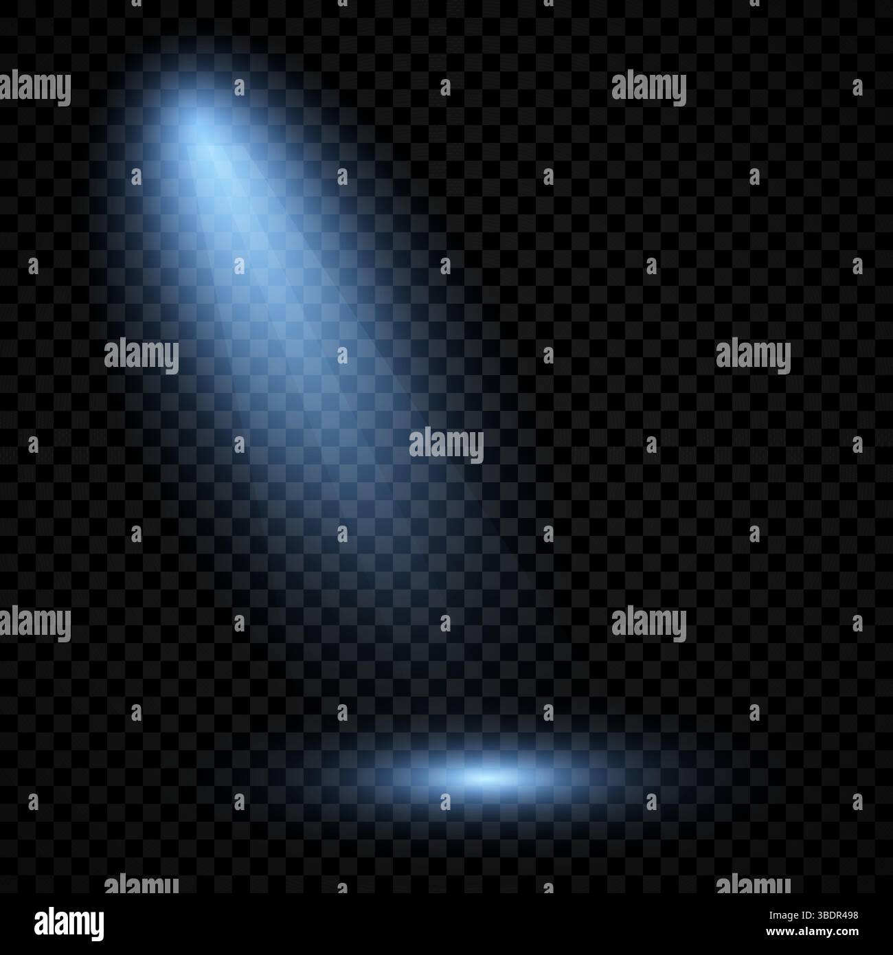 Single white spotlight beam on Stock Vector Images - Alamy