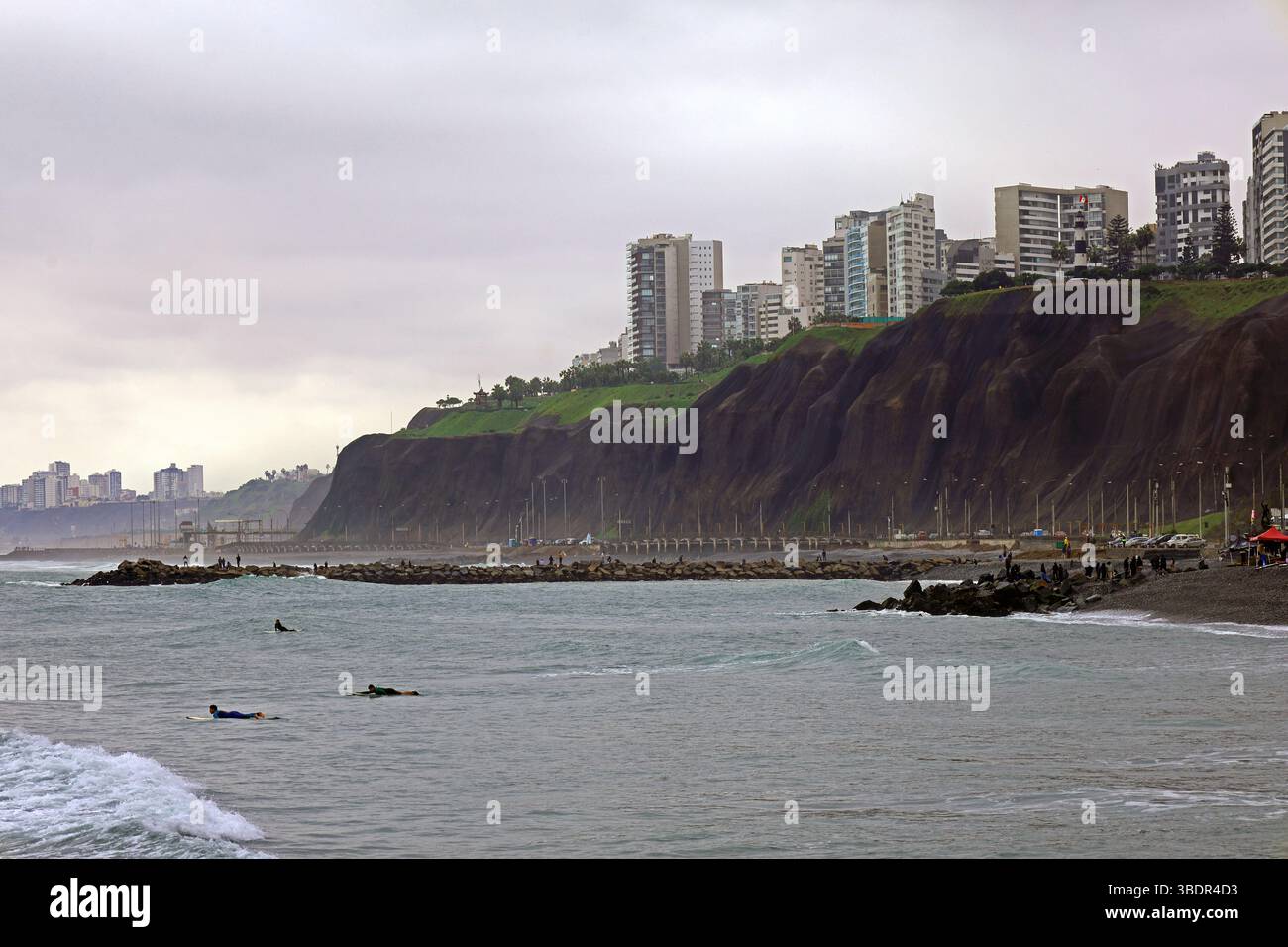 South America Peru Lima View from Playa Makaha Stock Photo - Alamy