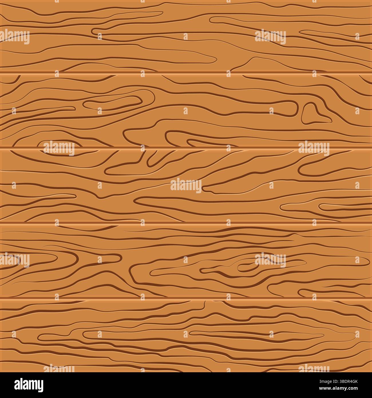 Wood texture background. Five wooden boards in flat design. Vector ...