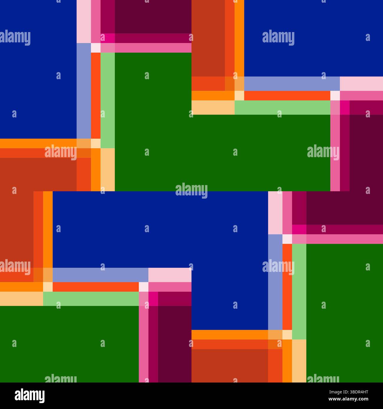 Pattern blue lines blocks digital Stock Vector Images - Alamy