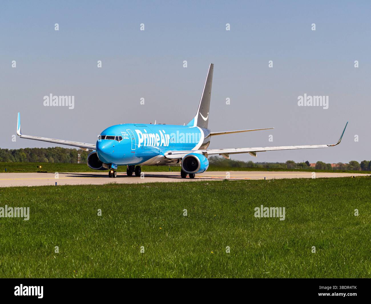 ASL Airlines betreibt für Amazon Prime mehrere Frachtflugzeuge. *** ASL ...