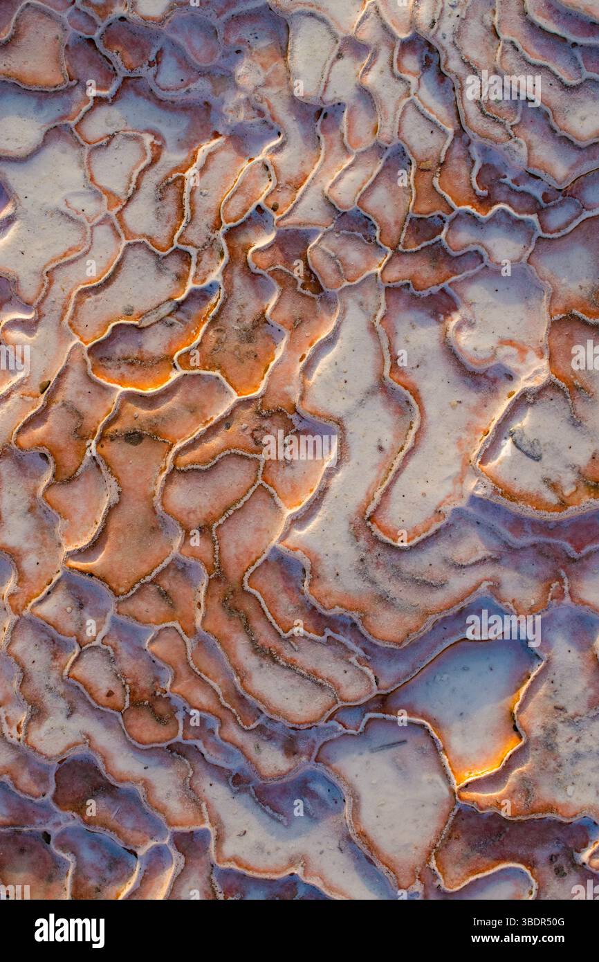 Turkey: the spectacular colours of the travertine layers of the ...