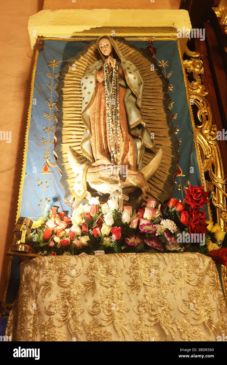 South America Lima Historic Center Church of la Merced Our Lady of Guadalupe Stock Photo - Alamy