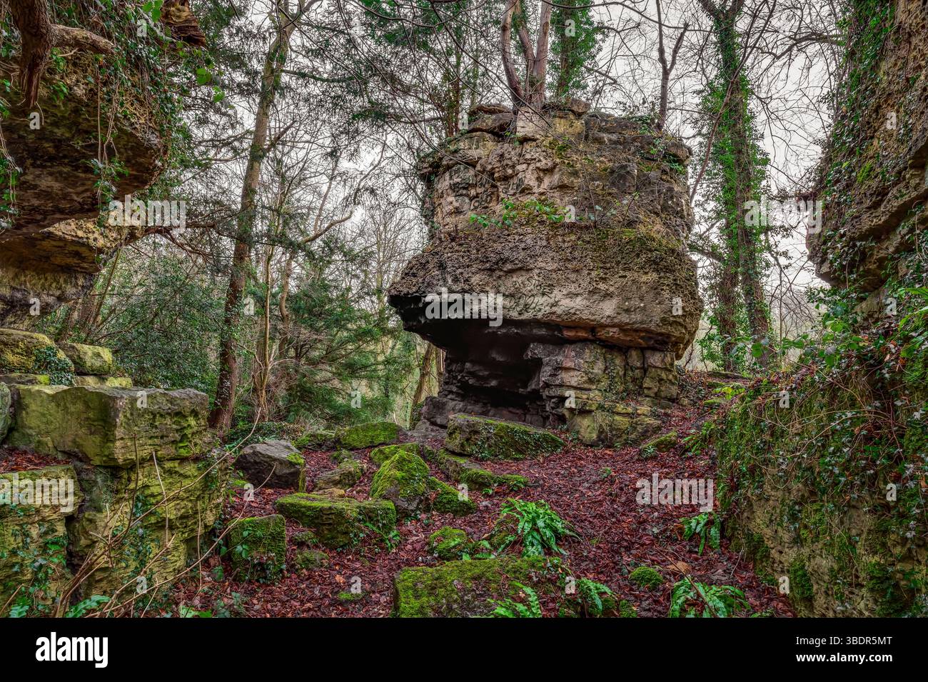 Solution development in former cave passages in Magnesian limestone ...