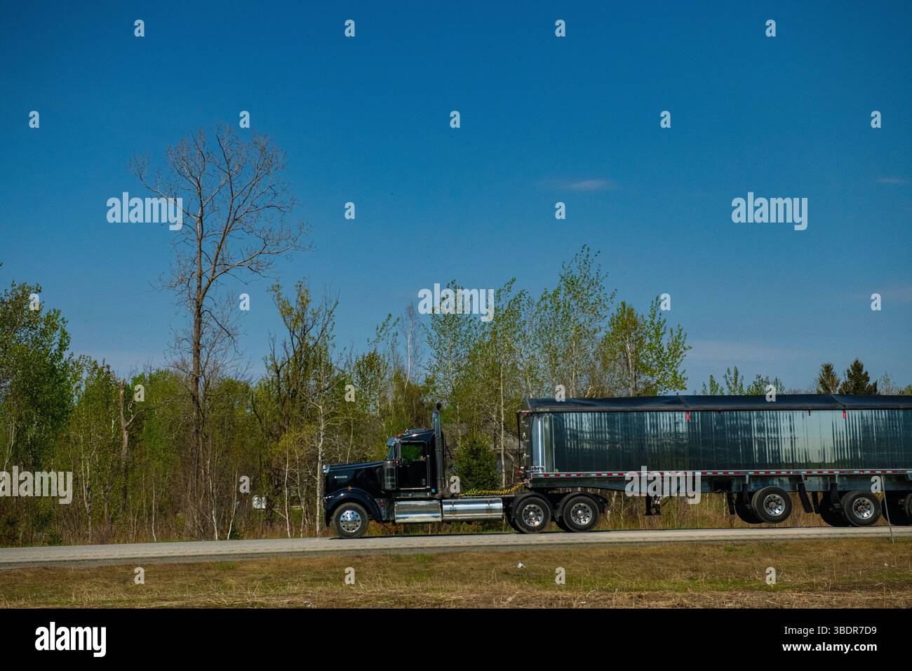 A freight lorry in North America Stock Photo - Alamy