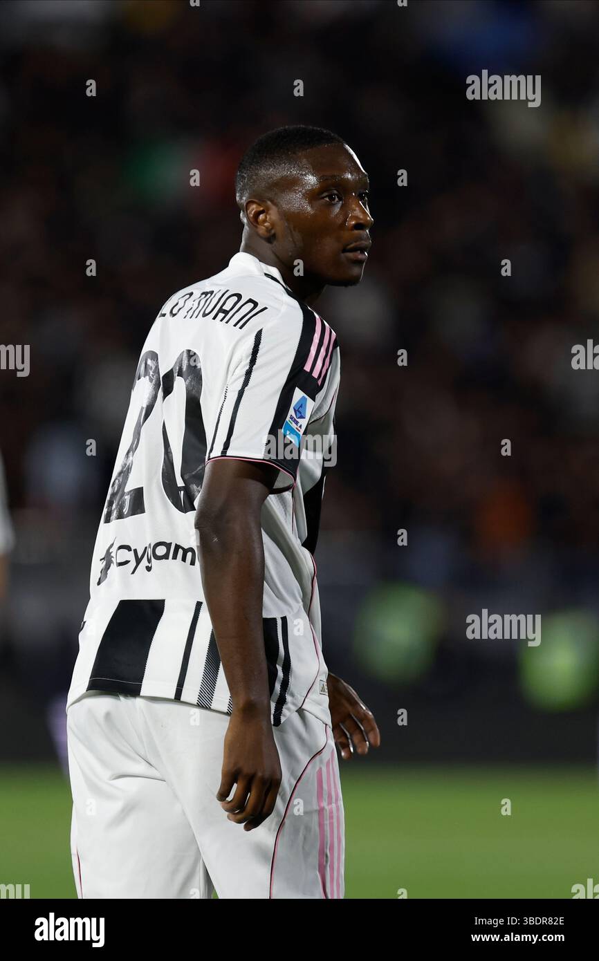 Venezia, Veneto, Italy. 25th May, 2025. Juventus's ANDAL KOLO MUANI ...