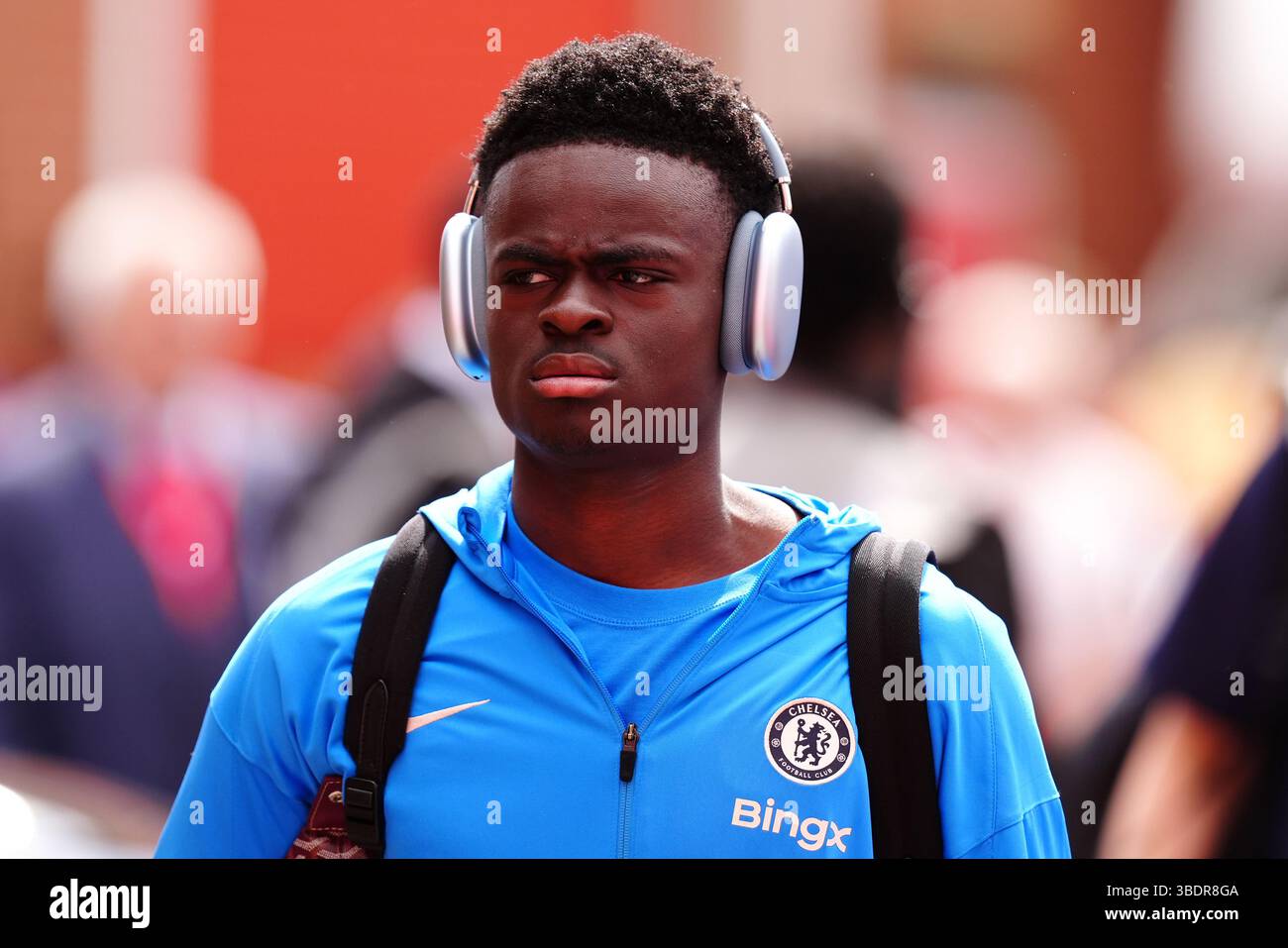 Chelsea's Tyrique George ahead of the Premier League match at the City ...
