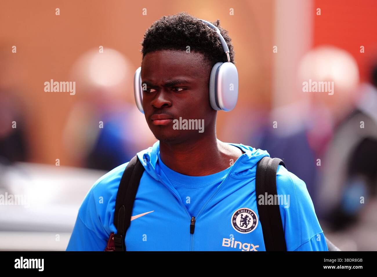 Chelsea's Tyrique George ahead of the Premier League match at the City ...