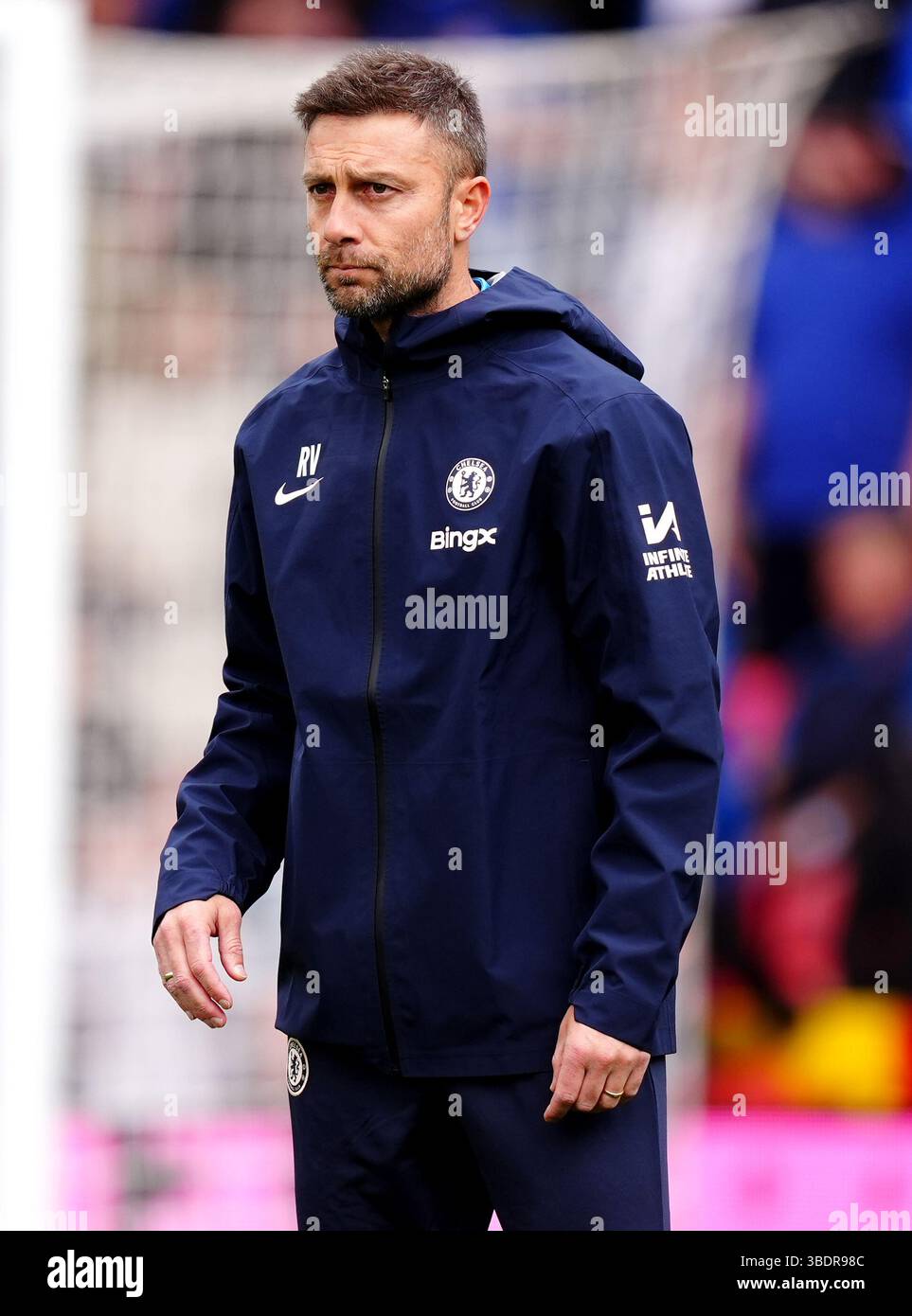 Chelsea first team coach Roberto Vitiello before the Premier League ...